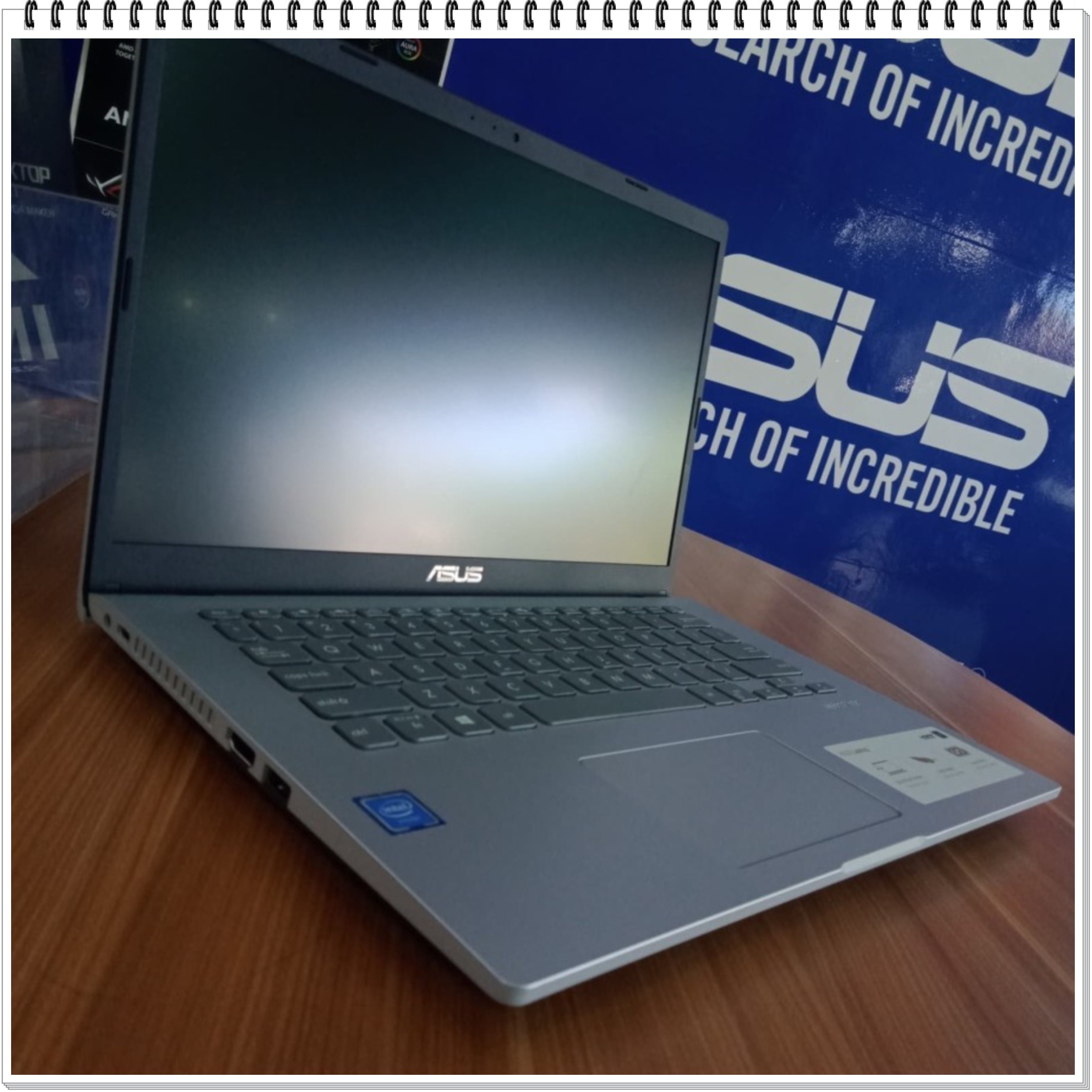 Kartika Komputer | ASUS M409BA-BV411TO A4/4GB/1TB/W10 OHS SILVER